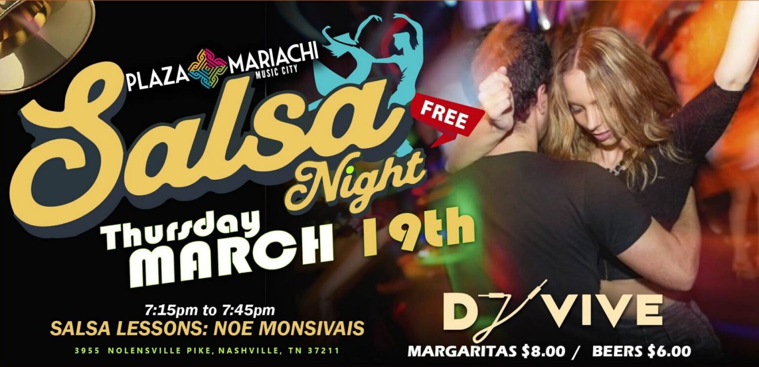 Free Salsa Lessons & Open Dance Floor - Salsa Night - Plaza Mariachi
